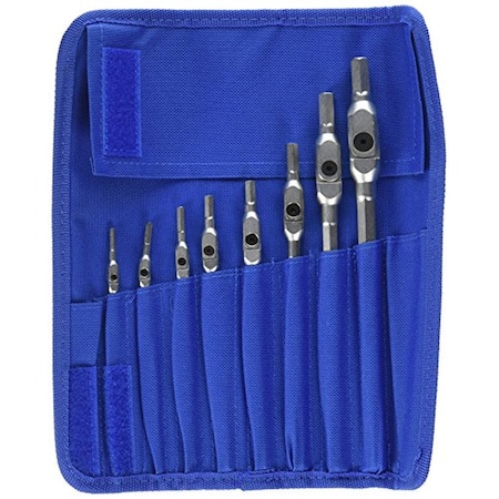 Bondhus Pivot Head Standard Wrench Set Chrome (8-Piece) 00017 | Zoro