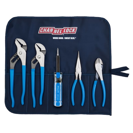 Channellock TOOL ROLL-4 5pc Professional Tool Set TOOL ROLL-4 | Zoro