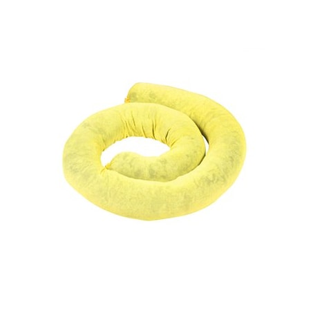 Absorbents Midwest Yellow HazMat Absorbent Socks, 3 x 4', 30PK AMI ...