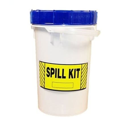 Absorbents Midwest Universal 6.5 Gallon Bucket Spill Kit 16030 | Zoro