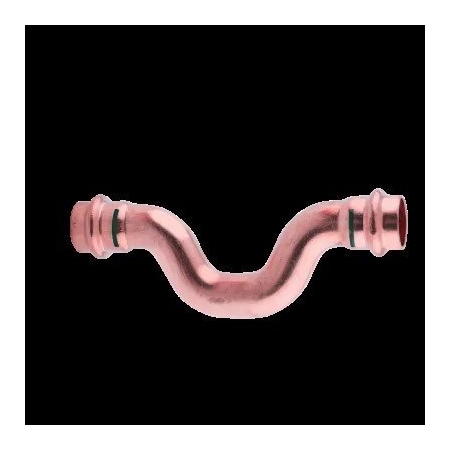 Smith-Cooper Copper Cross-Over, 3/4 in. Press x 3/4 in. Press, EPDM ...