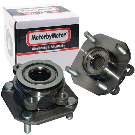 Motorbymotor MotorbyMotor Front Wheel Bearing Assembly and Hub Assembly ...