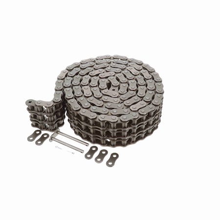 Morse Standard Riveted Roller Chain 10ft, 80-3R 10FT 80-3R 10FT | Zoro