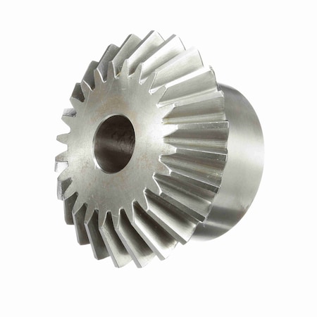 Browning Steel Minimum Plain Bore Miter Gear - 20 Pa 6 Dp, YSM6B24X1 ...