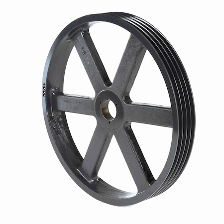 Browning 4 Groove Cast Iron Bushed Bore Multiple Sheave, 4B5V250 ...