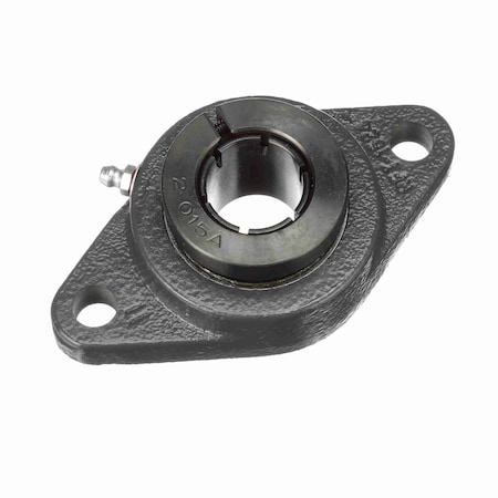 Browning Mounted Cast Iron Two Bolt Flange Ball Bearing, 52100 Bearing ...