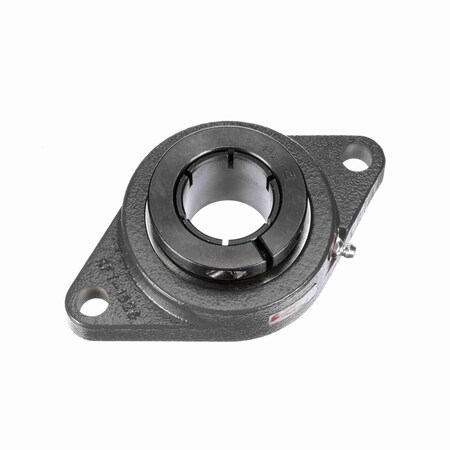 Browning Mounted Cast Iron Two Bolt Flange Ball Bearing, 52100 Bearing ...