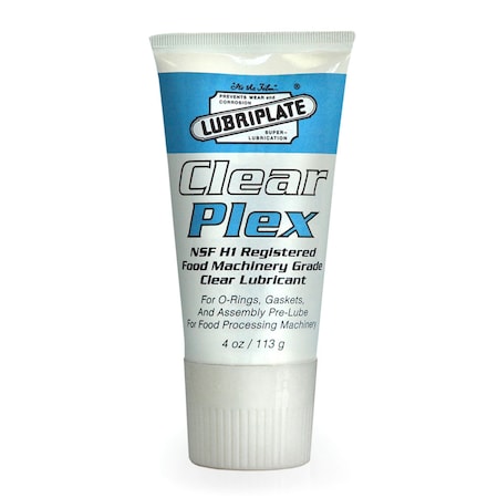 Lubriplate Clearplex, 12/4 Oz Tubes, Clear, H-1/Food Grade Grease For ...