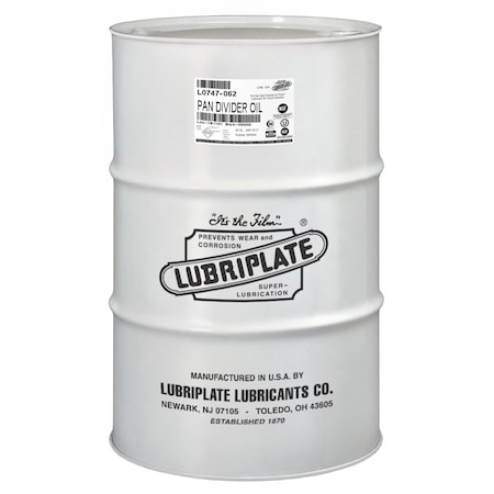 Lubriplate ISO-22 H-1/food grade pan divider oil PAN DIVIDER OIL, DRUM ...