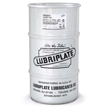Lubriplate Sfgo Ultra 460, Quarter Drum, H-1/Food Grade Synthetic Fluid ...