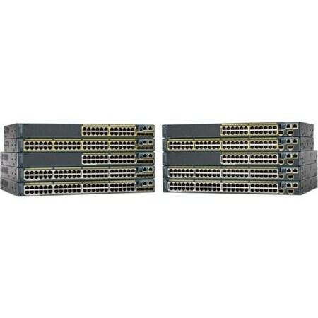 Cisco Catalyst 2960S Stack 48 Gige 370W 2 X 10G Sfp+ Lan WS-C2960S ...