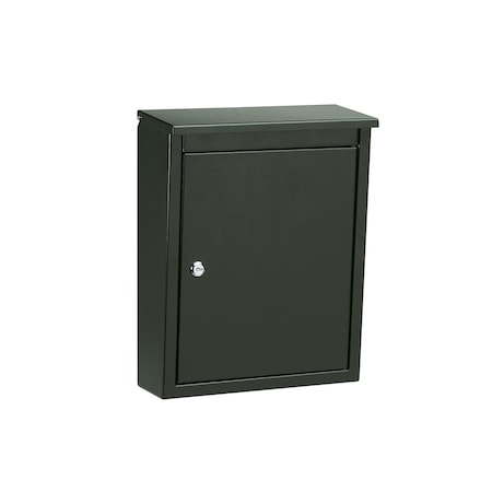 Architectural Mailboxes Soho Locking Wall Mount Mailbox Black 2480B | Zoro