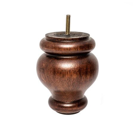 Architectural Products By Outwater 5 in H x 6 in Dia Stained Cherry ...