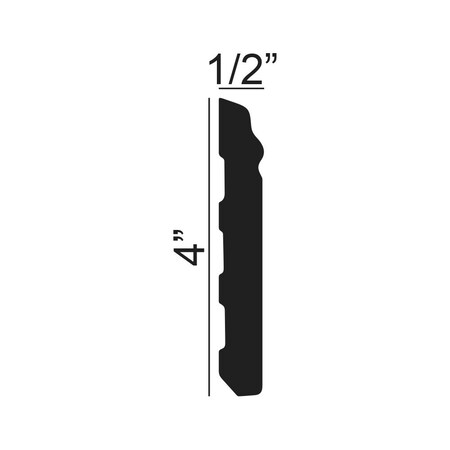 Architectural Products By Outwater WM 620 4 in. x 1/2 in. x 6 in. L ...
