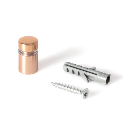 Outwater Round Standoffs, 1/2 in Bd L, Aluminum Brown, 1/2 in OD 3P1.56 ...