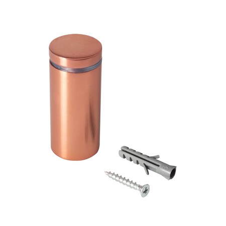 Outwater Round Standoffs, 2 in Bd L, Aluminum 1 in OD 3P1.56.00566 | Zoro