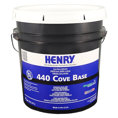 Henry Henry 440 Cove Base Adhesive 4 GAL 440 4 GAL | Zoro