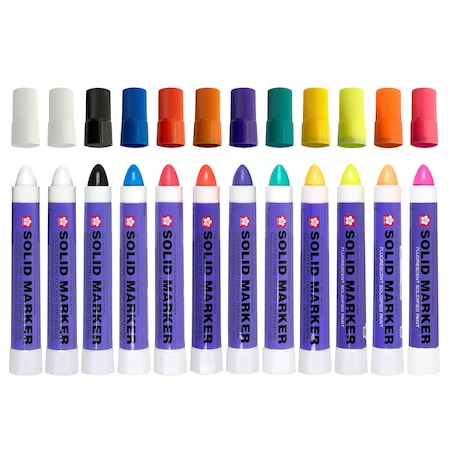 Sakura Solid Paint Marker Original, Assorted Pack, 12PK XSC-ASST | Zoro