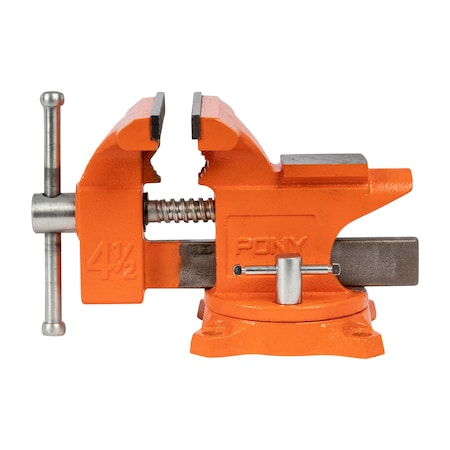 Pony Jorgensen Light-Duty Bench Vise with Swivel Base 4" 24545 | Zoro