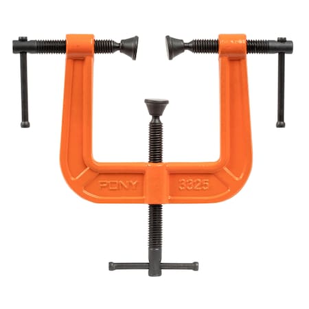 Pony Jorgensen 2-1/2" Three-Way Edging Clamp 3325 | Zoro