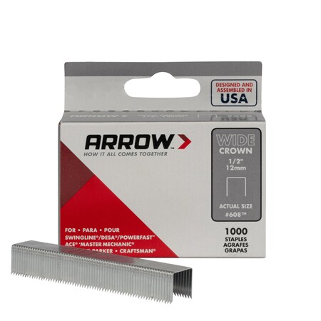 ARROW FASTENER 1/2" Heavy Duty Staples: (60830)