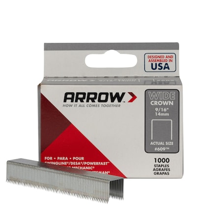 ARROW FASTENER 9/16" Heavy Duty Staples: (60930)