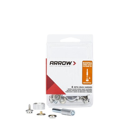 Arrow Fastener Screw Cap Fastener Set GSSFK6 | Zoro