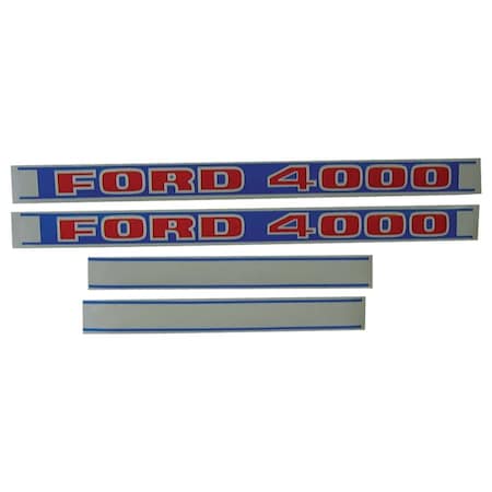 Db Electrical Decal Set for Ford Tractor 4000 Decals 1115-2100 | Zoro
