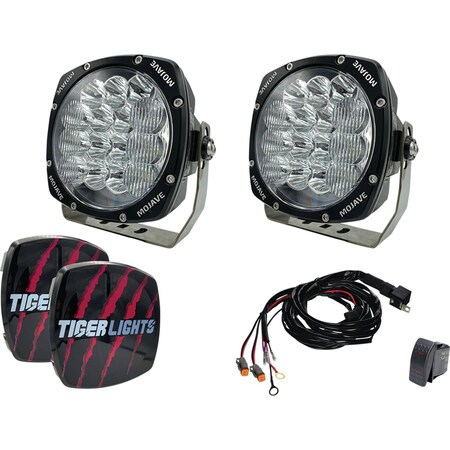 Tiger Lights Dual LED 8" Mojave Light Kit Spot/Flood Light Pattern, 12 ...