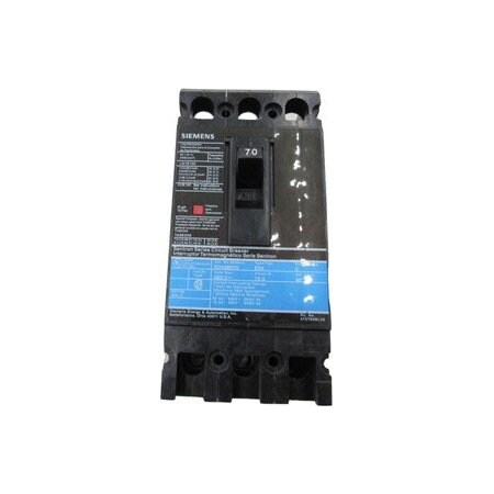 Siemens Molded Case Breakers MCCBs ED 3P 70A 480V 50/60Hz 3Ph ED Frame ...