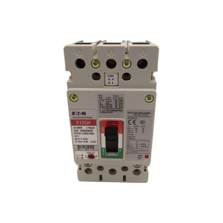 Eaton Molded Case Breakers MCCBs EGH 3P 20A 415V 50/60Hz 3Ph EG Frame ...