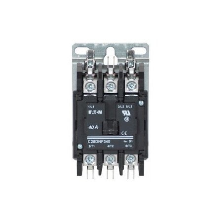 Eaton Definite Purpose Contactor, 24V AC, 3 P, Non-Reversing, 3 Phase ...