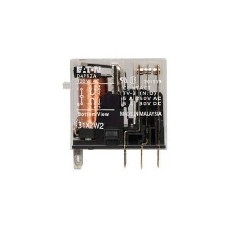 Eaton General Purpose Relay, D4 Series 5A 240V Coil D4PR2B | Zoro