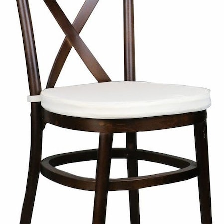 Atlas Commercial Products Cross Back Chair Cushion, Soft 2" Box Cushion ...