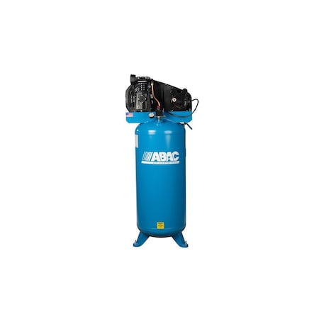 Abac 5 HP 230 Volt Single Phase Two Stage 60 Gallon Vertical Air ...