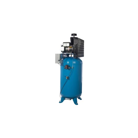 Abac Fully Featured 5 HP 230 Volt Three Phase Two Stage 80 Gallon ...
