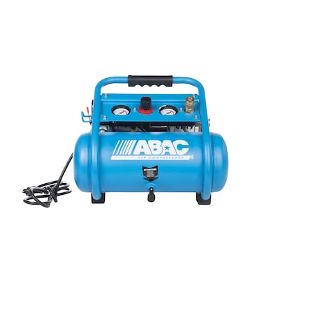 Abac Silent 1.2 HP, 2 Gallon, 135 Max Psi Portable Air Compressor, 41 ...