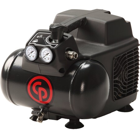 Chicago Pneumatic Oil Free 1.5 HP, 115 Volt, 1.6 Gallon Portable Air ...