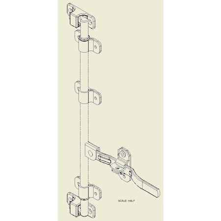 Eberhard Manufacturing Co Cam Type Lock No Rod EMC 5654X ZN | Zoro