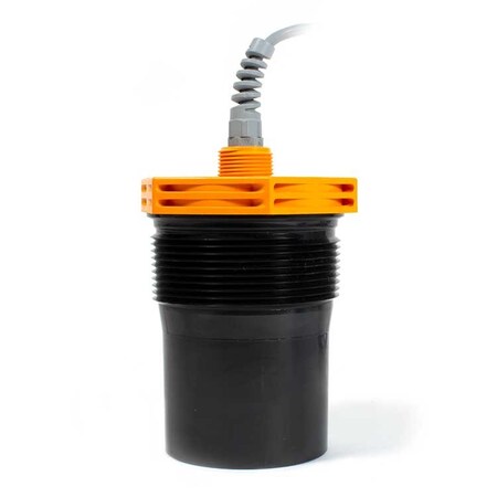 Apg Ultrasonic Level Sensor 1.25 - 50 ft range, 3 in MNPT, 4-20 mA with ...