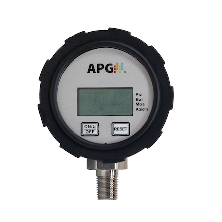 Apg Digital Pressure Gauge, Range 0-5000 PSI PG2-5000 | Zoro