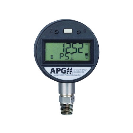 Apg Digital Pressure Gauge, Range 0-5000 PSI PG5-5000-PSIS-F0-L0-E0-P0 ...