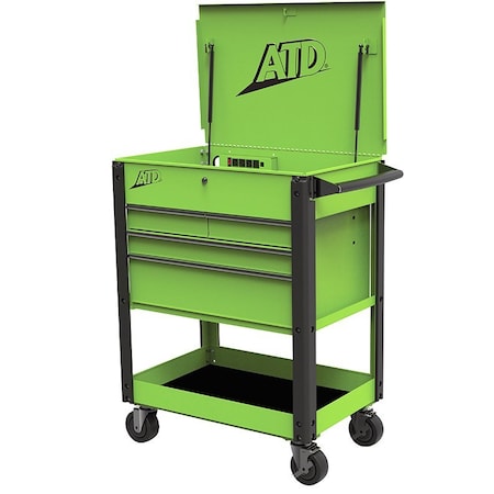 Atd Tools ATD 31-inch 4-Drawer Quick Assembly Deluxe Service Cart 70450 ...