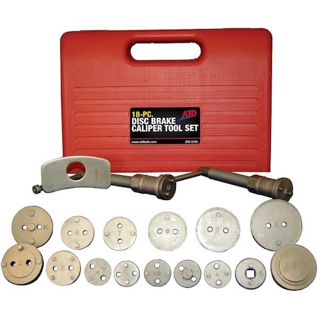 Atd Tools ATD 18-Piece Disc Brake Caliper Tool Set 5165 | Zoro