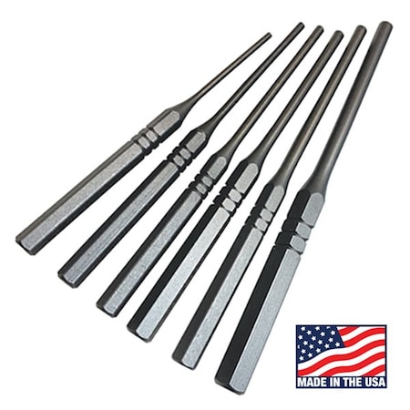 Atd Tools ATD 6-Piece Roll Pin Punch Set 99804 | Zoro