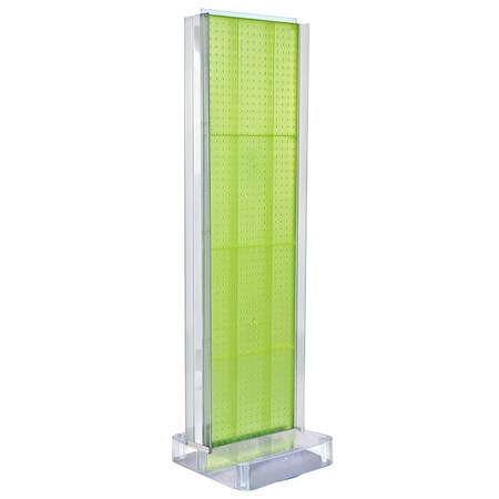 Azar Displays Two-Sided Pegboard Floor Display w/ C-Channel Sides On a ...