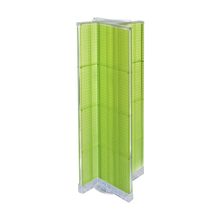 Azar Displays Pinwheel Pegboard Floor Display on Revolving Base ...