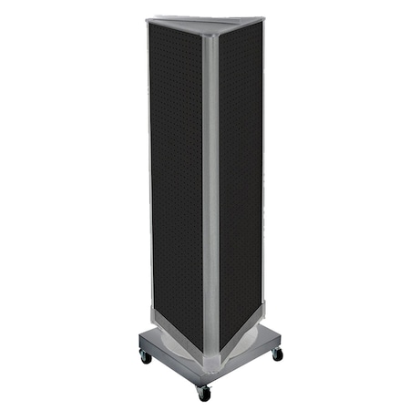 Azar Displays Three-Sided Revolving Pegboard Tower Floor Display on ...