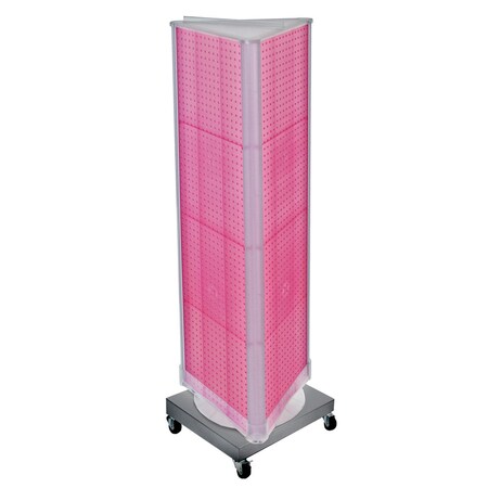 Azar Displays Three-Sided Revolving Pegboard Tower Floor Display on ...