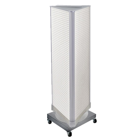 Azar Displays Three-Sided Revolving Pegboard Tower Floor Display on ...